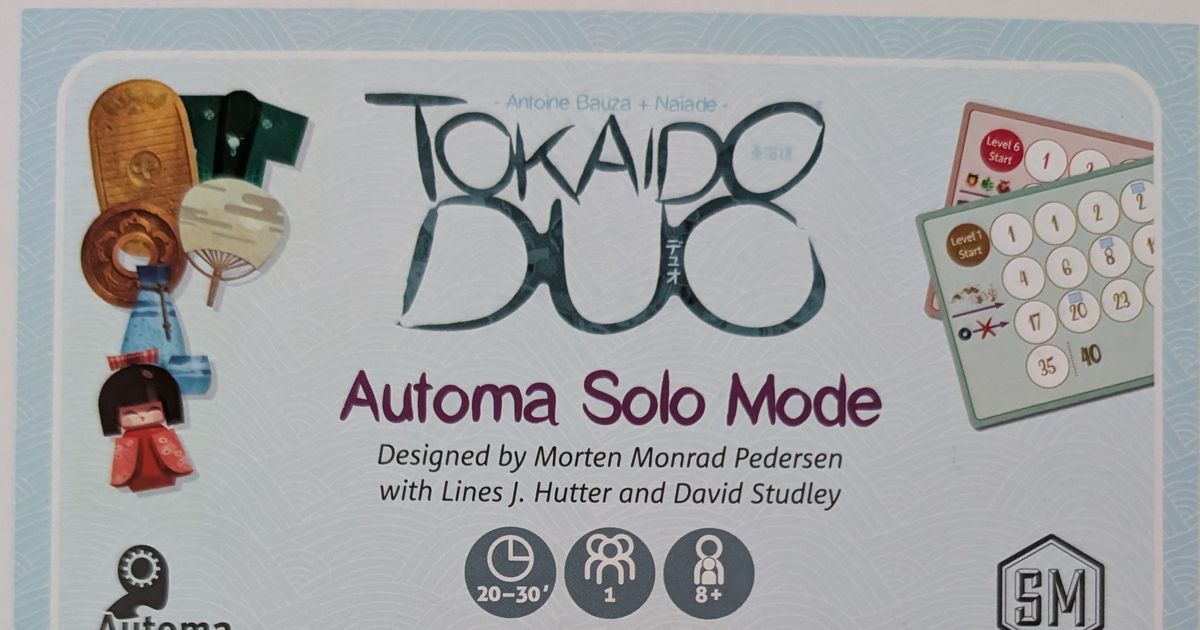 Tokaido Duo: Automa Solo Mode | Board Game | BoardGameGeek