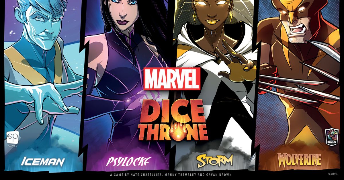 Marvel Dice Throne: X-Men – Iceman v. Psylocke v. Storm v. Wolverine ...