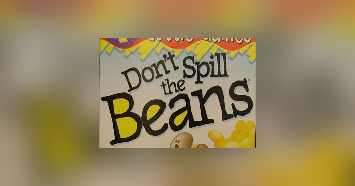 Don't Spill the Beans | Board Game | BoardGameGeek