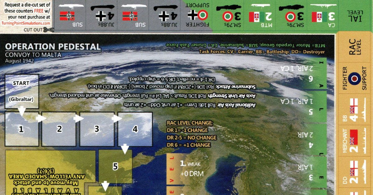 Operation Pedestal: Convoy to Malta | Board Game | BoardGameGeek