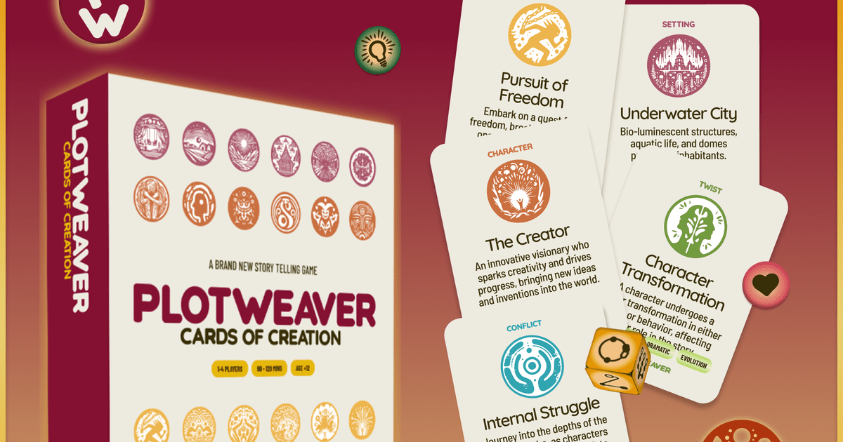PlotWeaver: Cards of Creation | Board Game | BoardGameGeek