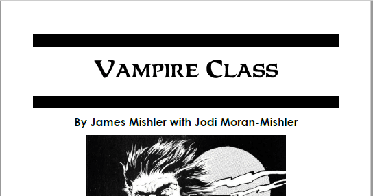 Vampire Class | RPG Item | RPGGeek