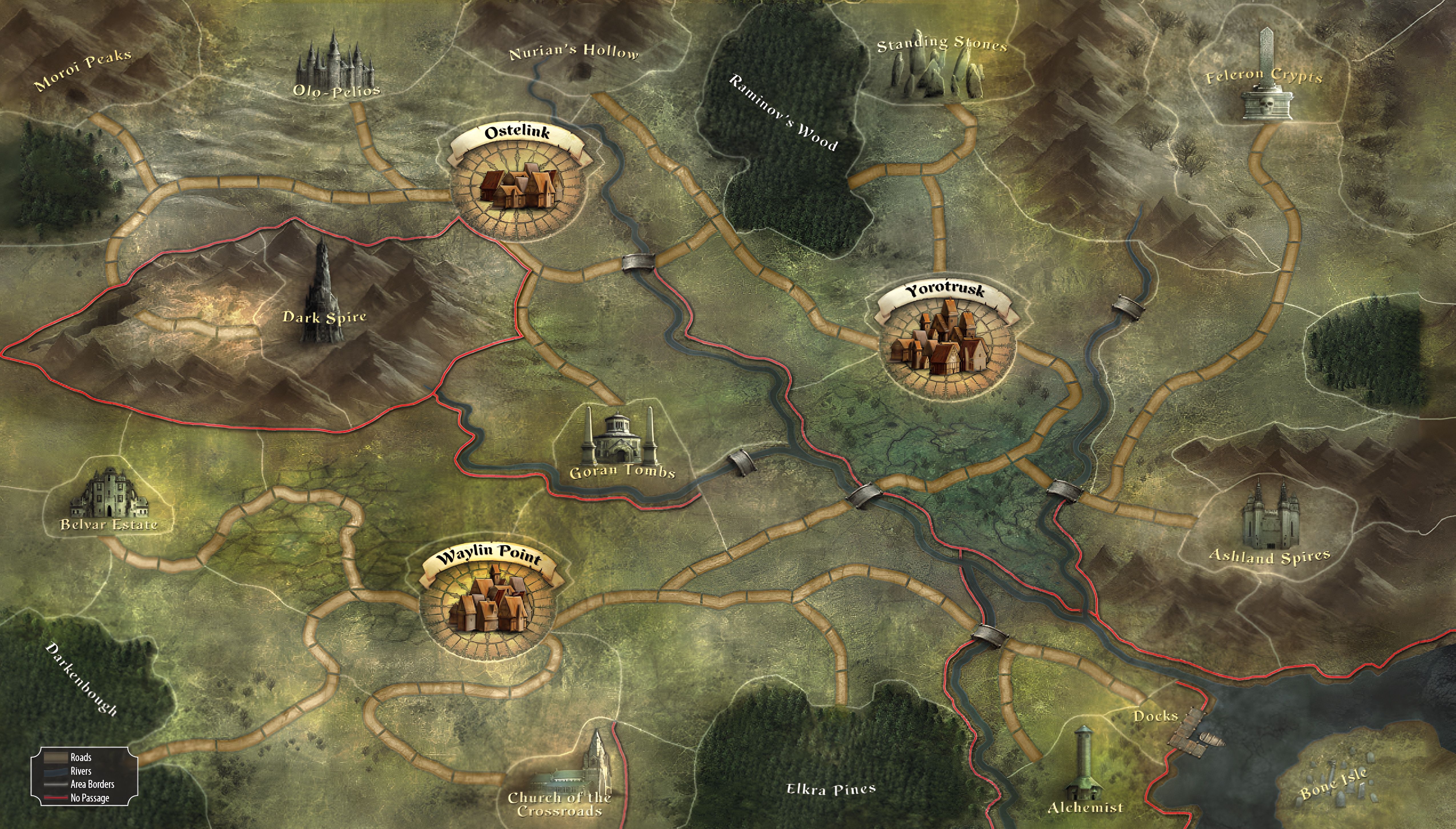 Game Map | Folklore: The Affliction