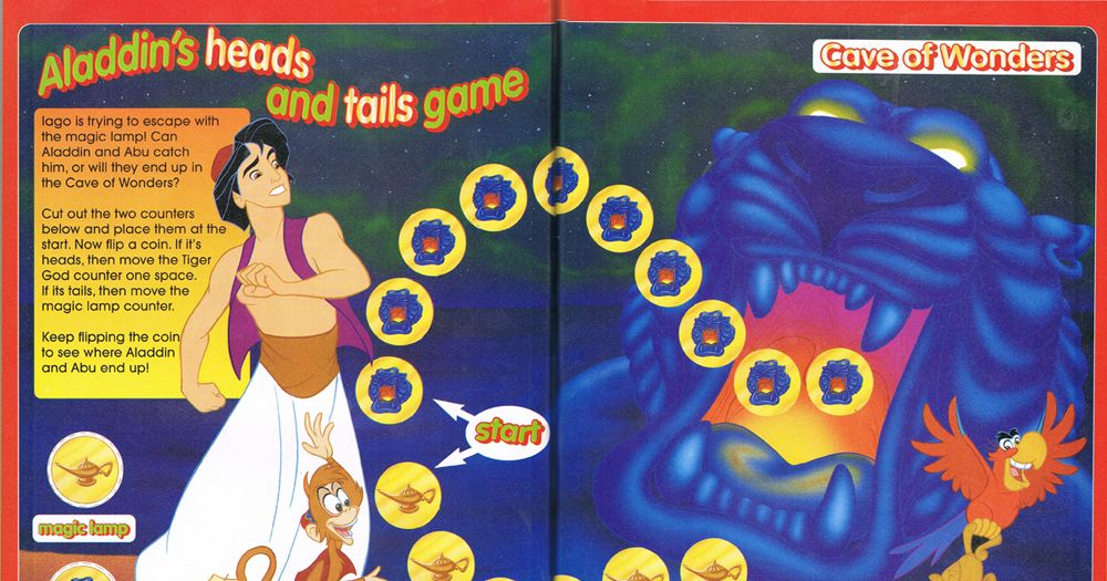 Aladdin's Heads and Tails Game | Board Game | BoardGameGeek