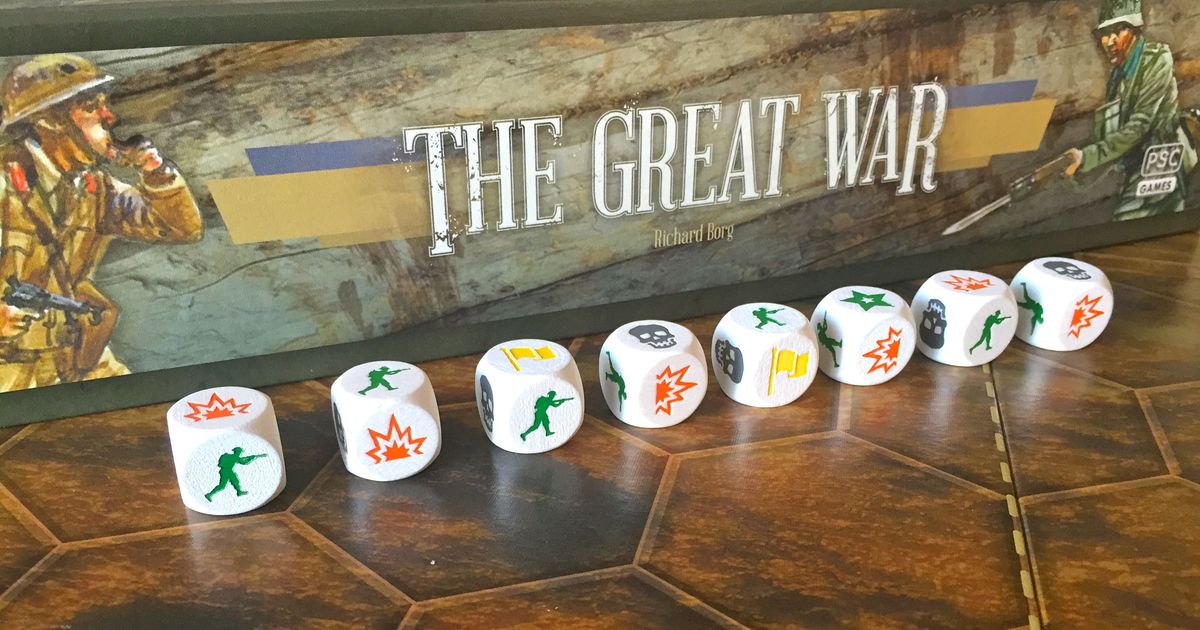 The Great War: Commands and Colours Dice Set | Board Game Accessory ...