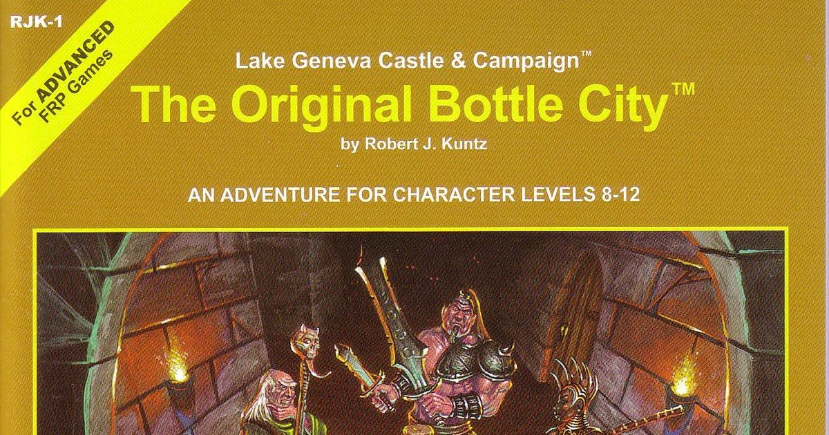 RJK-1: The Original Bottle City | RPG Item | RPGGeek