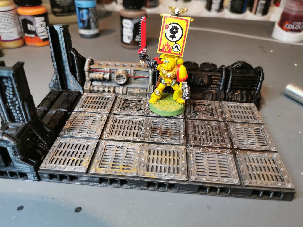 My 3D printed Space Crusade board build log | Space Crusade