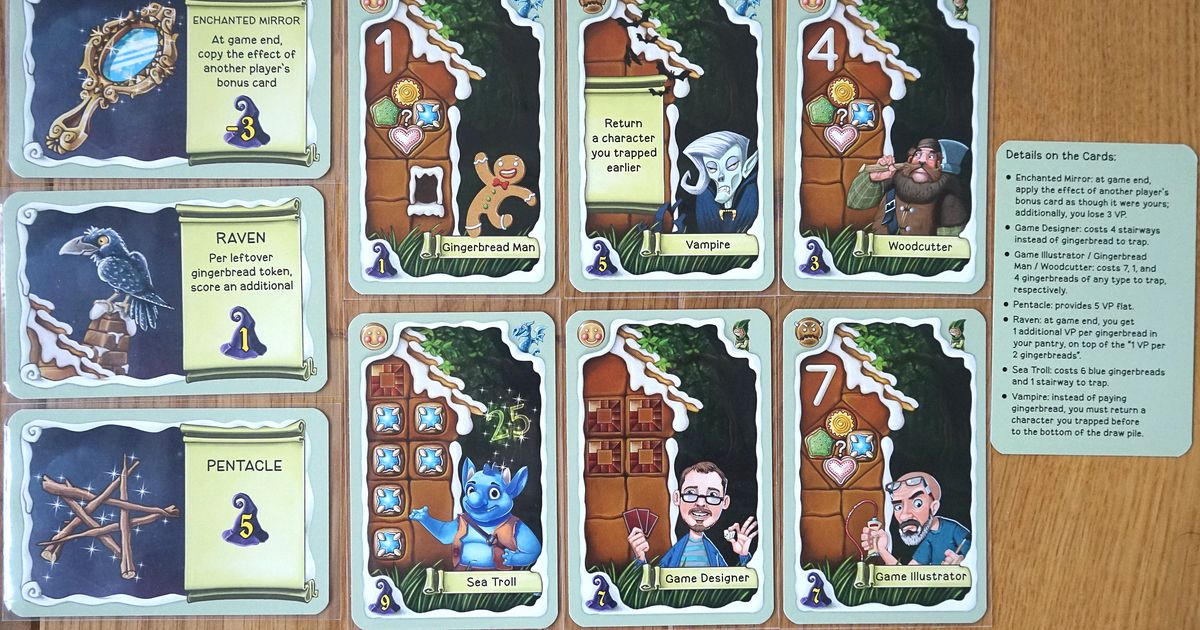 Gingerbread House: Spiel 2018 Promo Cards | Board Game | BoardGameGeek