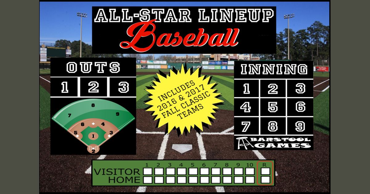 All-Star Lineup Baseball | Board Game | BoardGameGeek