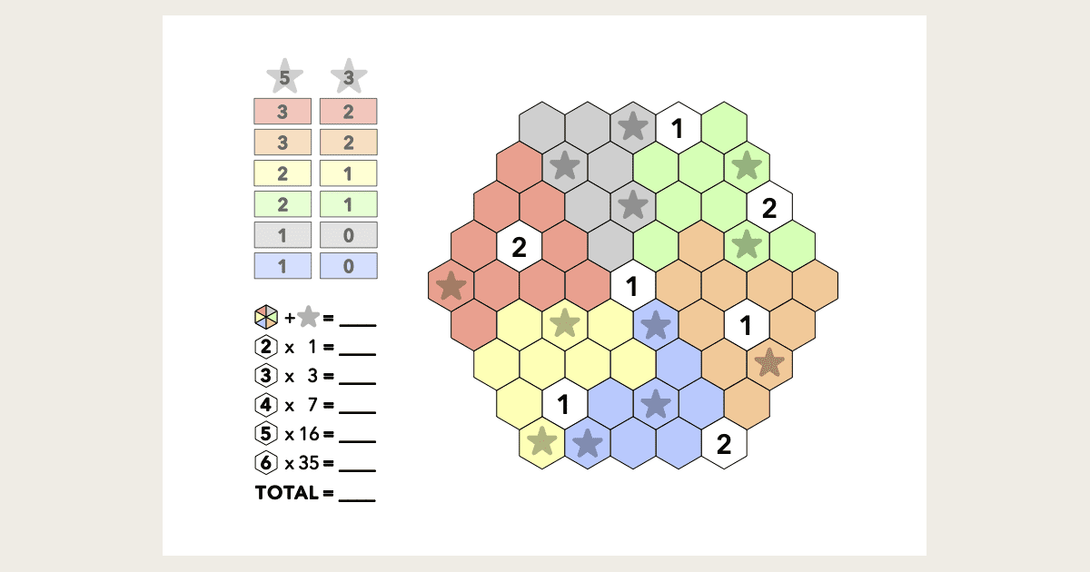 Print and Play: Hex 6 | Juegos Roll & Write | BoardGameGeek