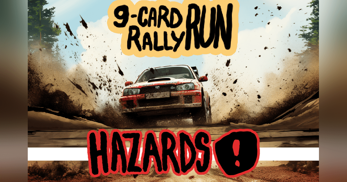 9-Card Rally Run: Hazards Pack | Board Game | BoardGameGeek