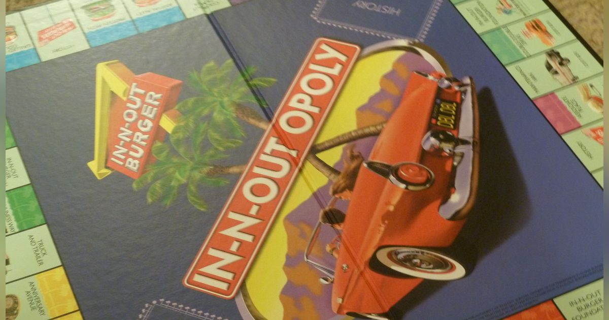 In-N-Out Opoly | Board Game | BoardGameGeek