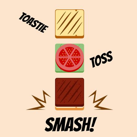 Toastie Toss Smash Rules | Toastie Toss Smash!