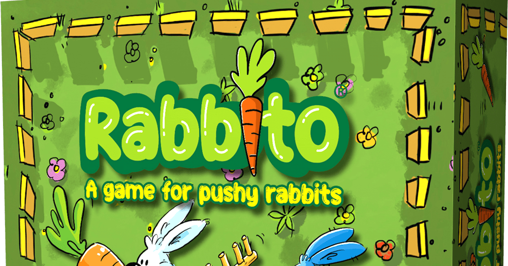Rabbito: A Game for Pushy Rabbits for 2-4 Players | Board Game ...