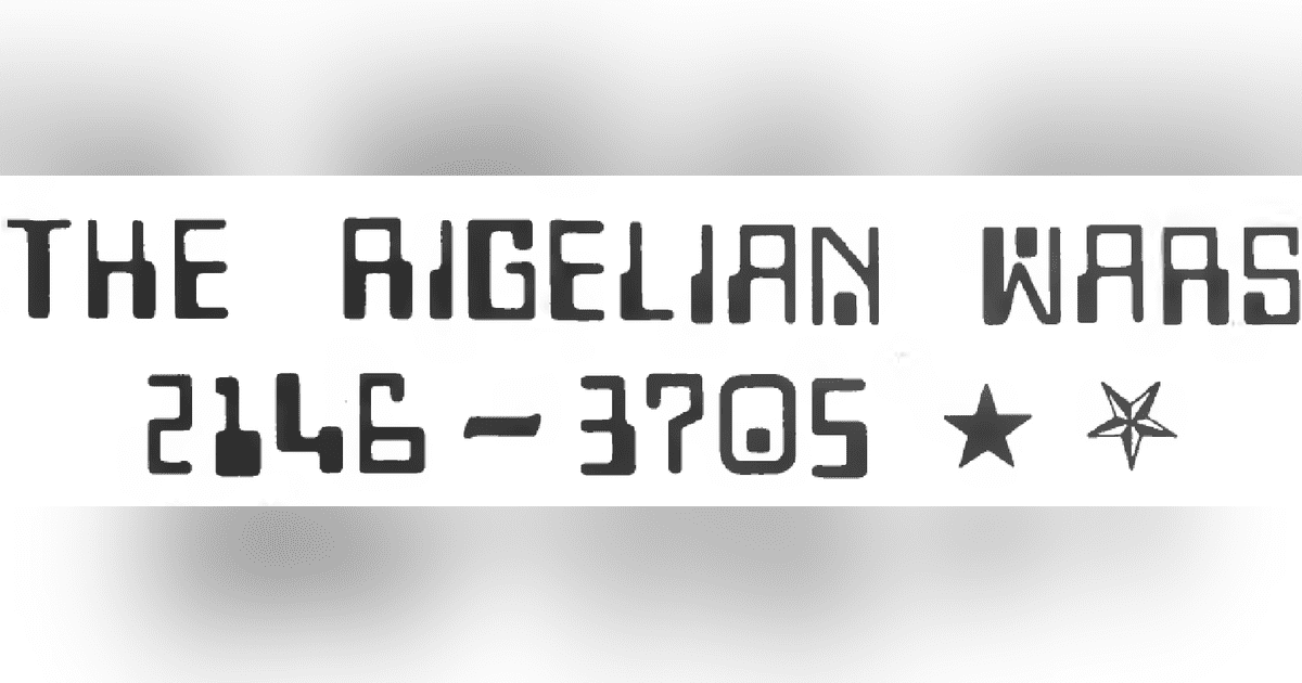 The Rigelian Wars 2146-3705 | Board Game | BoardGameGeek