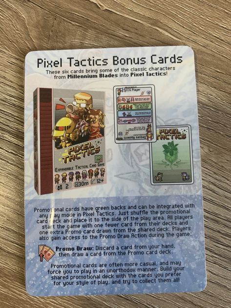 Pixel Tactics: Millennium Blades Promo Set | Board Game | BoardGameGeek