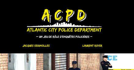 ACPD: Atlantic City Police Department | RPG Item | RPGGeek