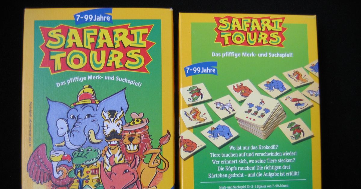 Safari Tours | Board Game | BoardGameGeek