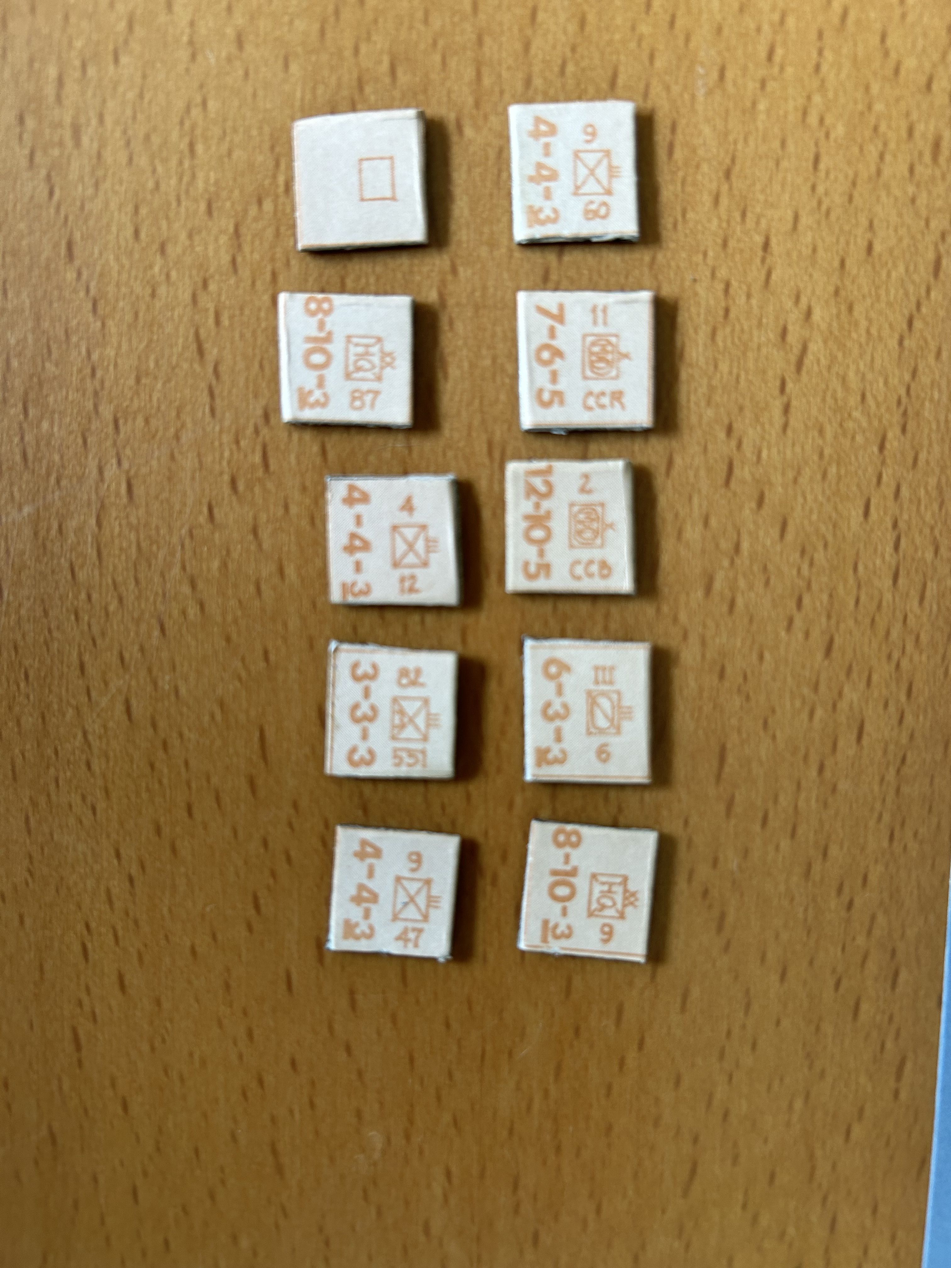 Can you identify the variant from these counters? | Wargames