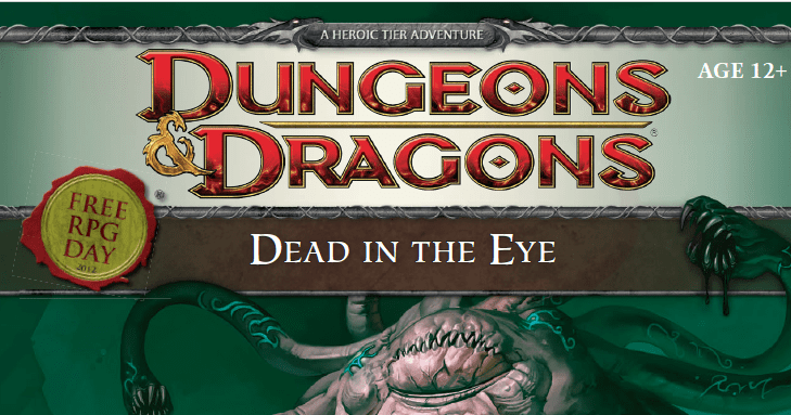 Dead in the Eye | RPG Item | RPGGeek