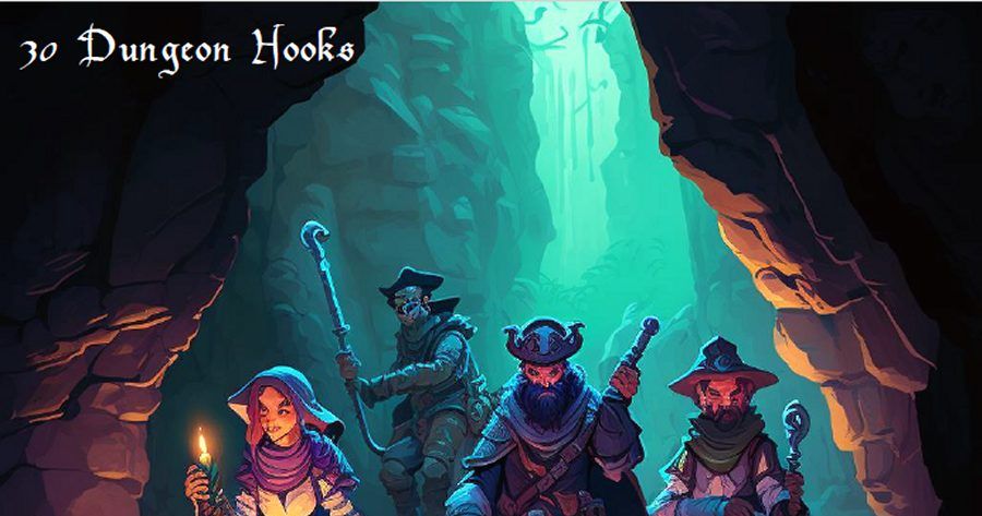 30 Dungeon Hooks | RPG Item | RPGGeek