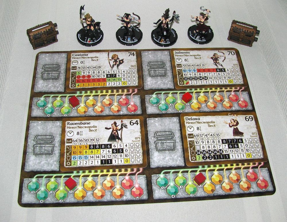 Mage Knight Dungeons Hero Mats | Mage Knight Dungeons