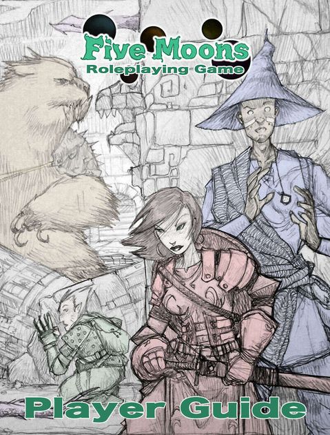 Five Moons Roleplaying Game Player Guide | RPG Item | RPGGeek