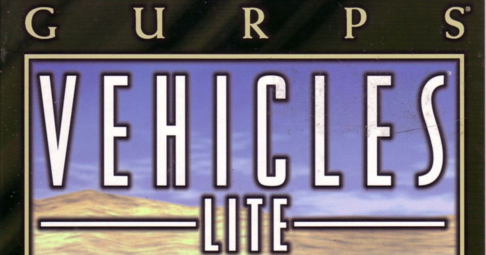 GURPS Vehicles Lite | RPG Item | RPGGeek