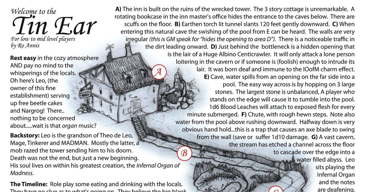 Welcome to the Tin Ear | RPG Item | BoardGameGeek