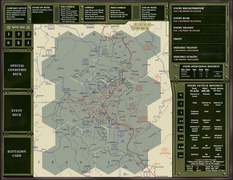 Sherman Leader: Neoprene Tactical Display | Board Game Accessory ...