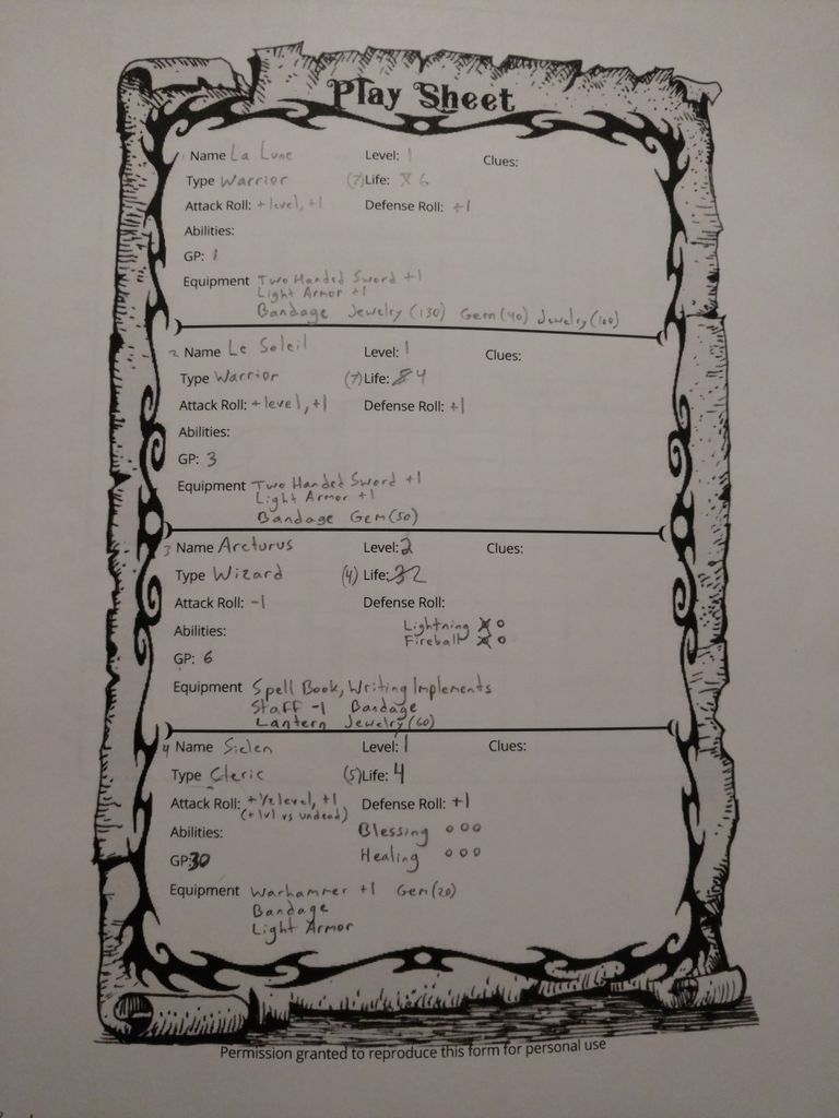 Four Against Darkness Maps