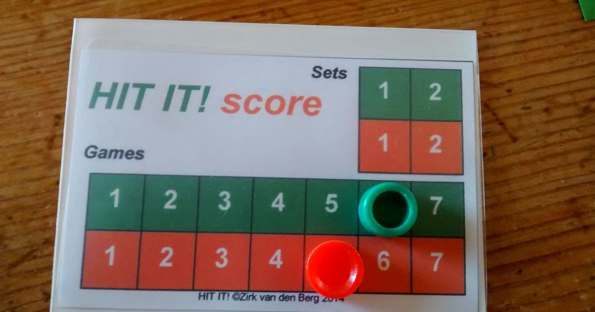 Hit It! Tactical Card Game of Tennis | Board Game | BoardGameGeek