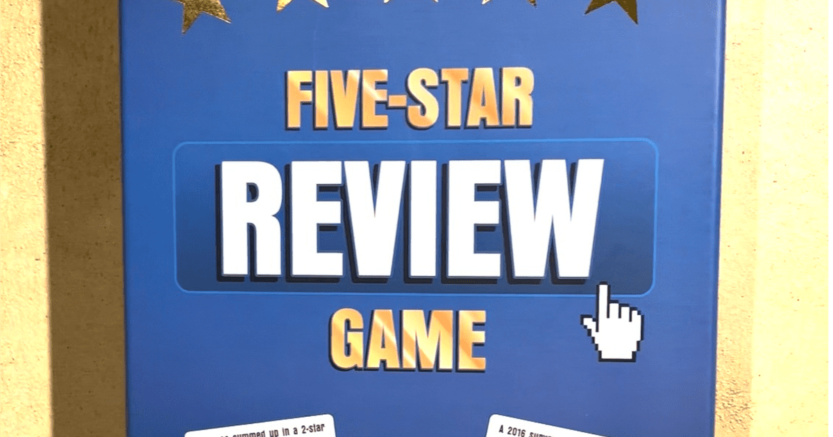 Five-Star Review Game | Board Game | BoardGameGeek