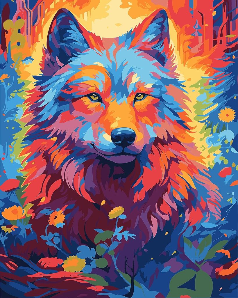 Paint by Numbers Werewolf