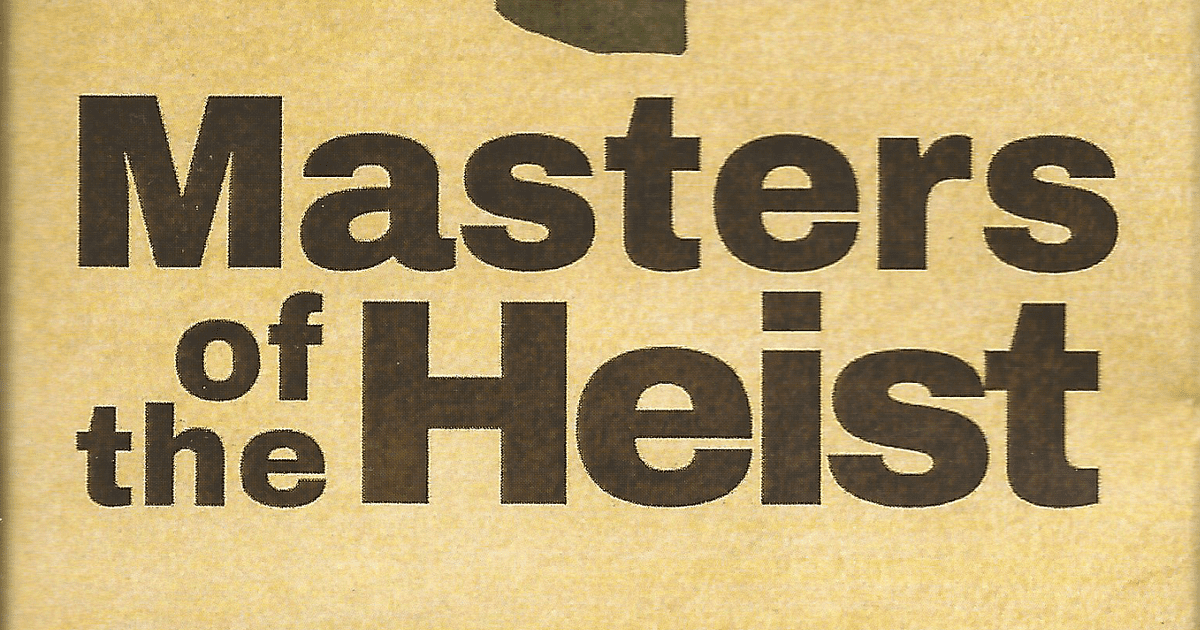 Masters of the Heist | Board Game | BoardGameGeek