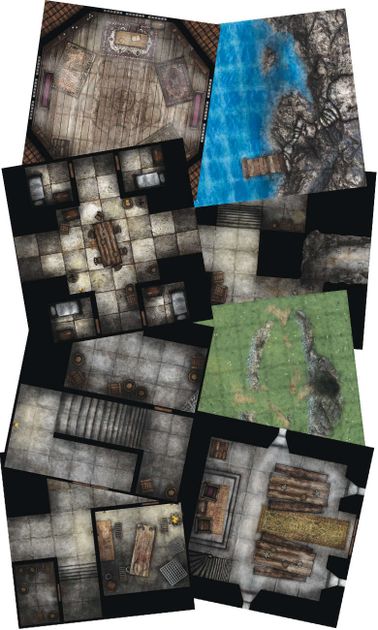 Adventure Realm Dungeon Map Tiles | RPG Item | RPGGeek