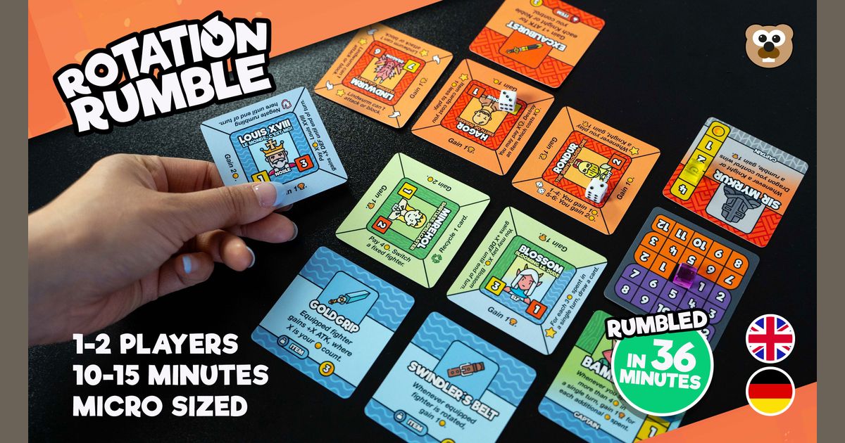 Homebrew Kit - Make your own Rotation Rumble Cards | Rotation Rumble
