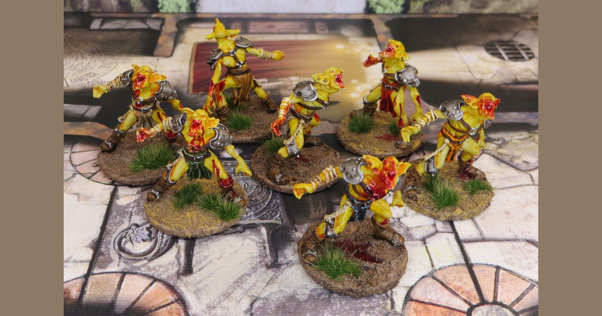 Zombicide: Green Horde - Core Set Zombies | Painting by Numbers | RPGGeek