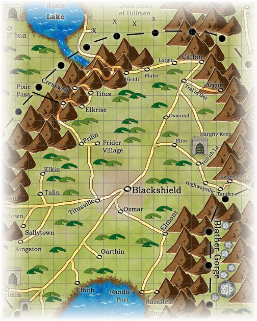 Blackshield Area Map | RPG Item | BoardGameGeek