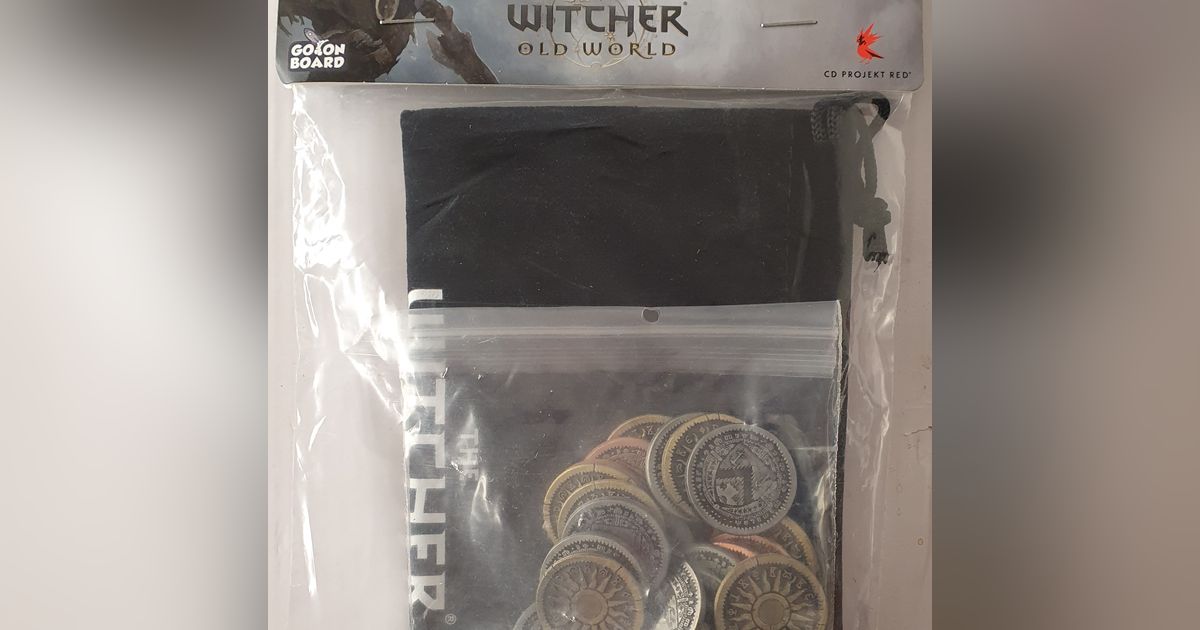 The Witcher: Old World – Metal Coins | Board Game Accessory | BoardGameGeek