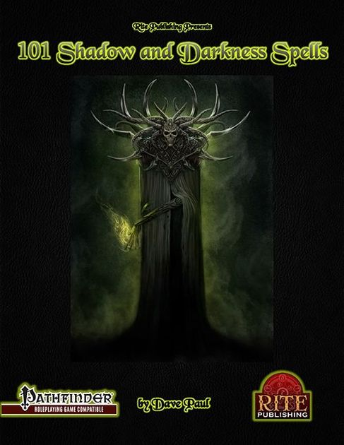 101 Shadow and Darkness Spells | RPG Item | RPGGeek