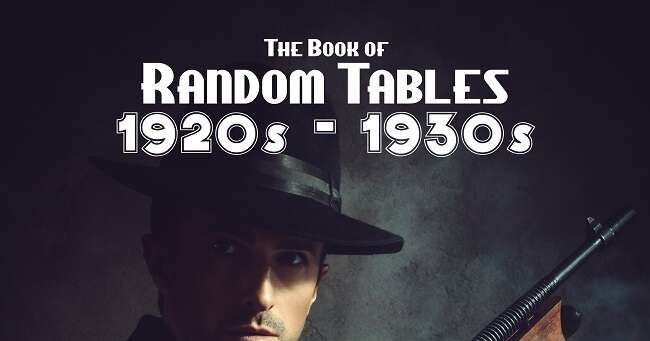 The Book of Random Tables: 1920s-1930s | RPG Item | RPGGeek