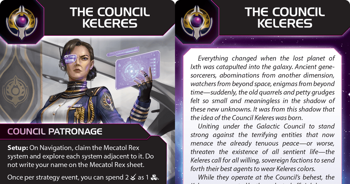 Twilight Inscription: The Council Keleres Faction | Board Game ...