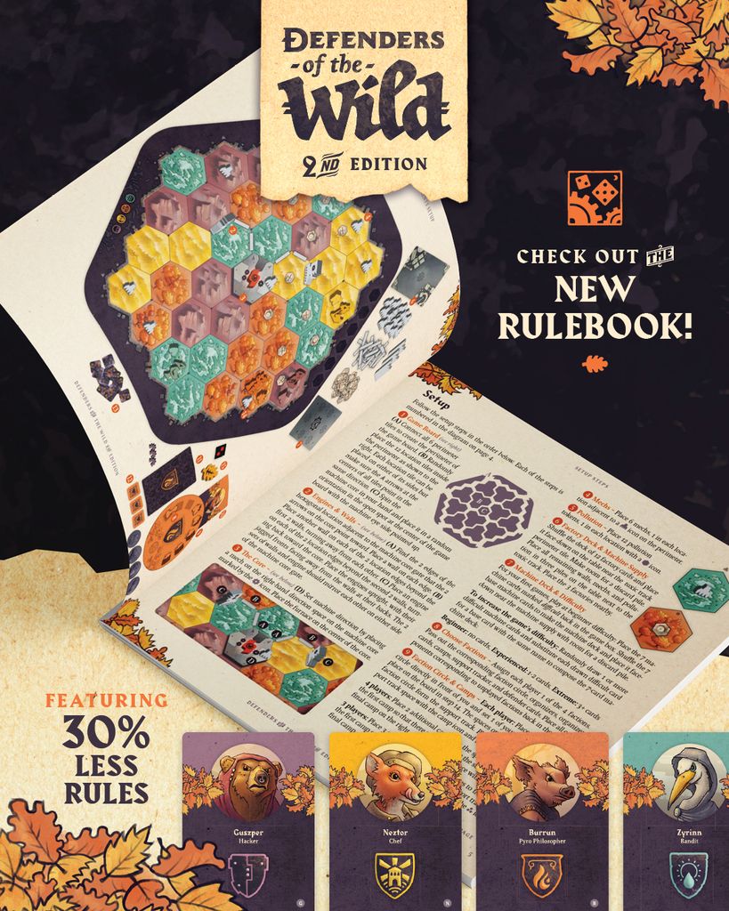 Check out the 2nd edition rulebook 👀 Only 1 week until we launch ...