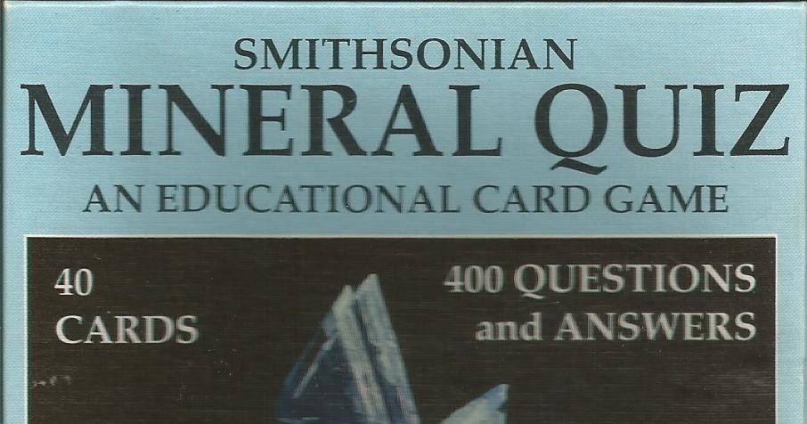 Mineral Quiz | Board Game | BoardGameGeek