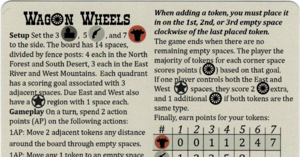 wagon wheel challenge