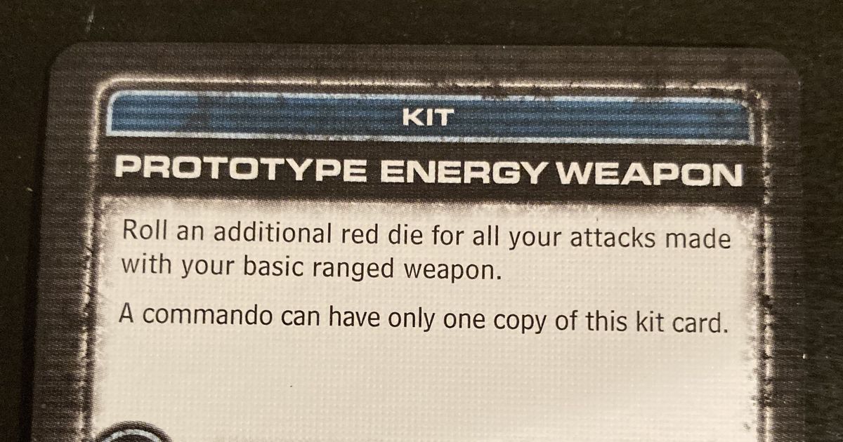 Level 7 [Omega Protocol]: Prototype Energy Weapon Promo | Board Game ...