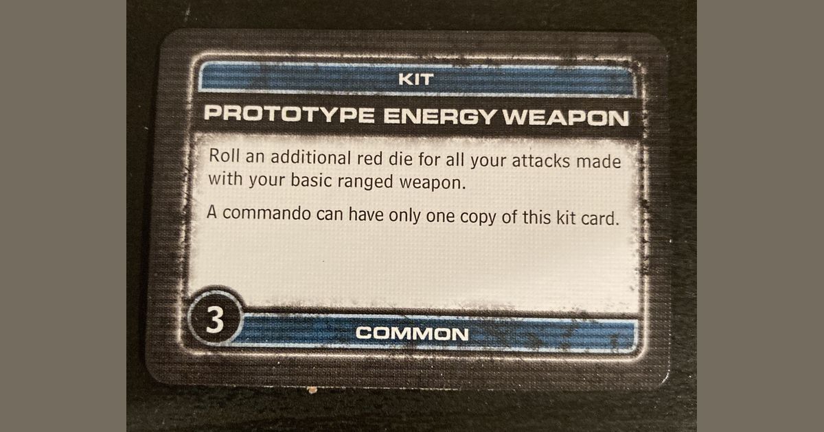 Level 7 [Omega Protocol]: Prototype Energy Weapon Promo | Board Game ...