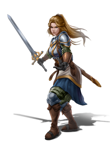 Lasting Tales - Fantasy Series 1: Female Human Fighter | Painted ...
