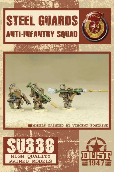 Dust 1947: Steel Guards Anti-Infantry squad | Board Game | BoardGameGeek